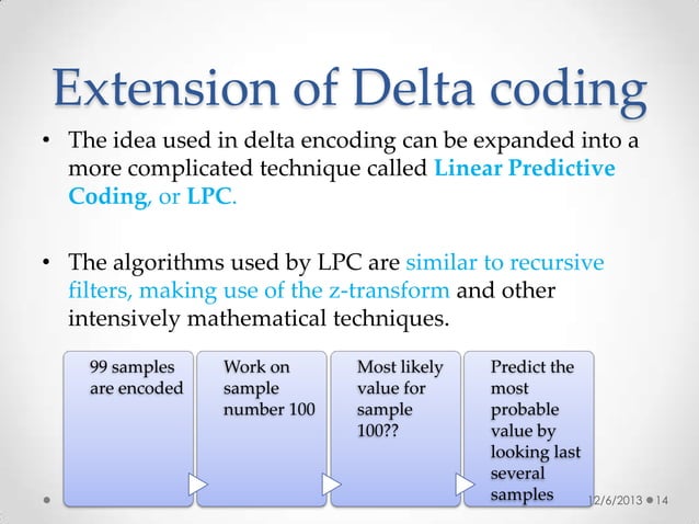 Delta encoding in data compression by Nisha Menon K studying mtech at fisat | PPSX | Data ...