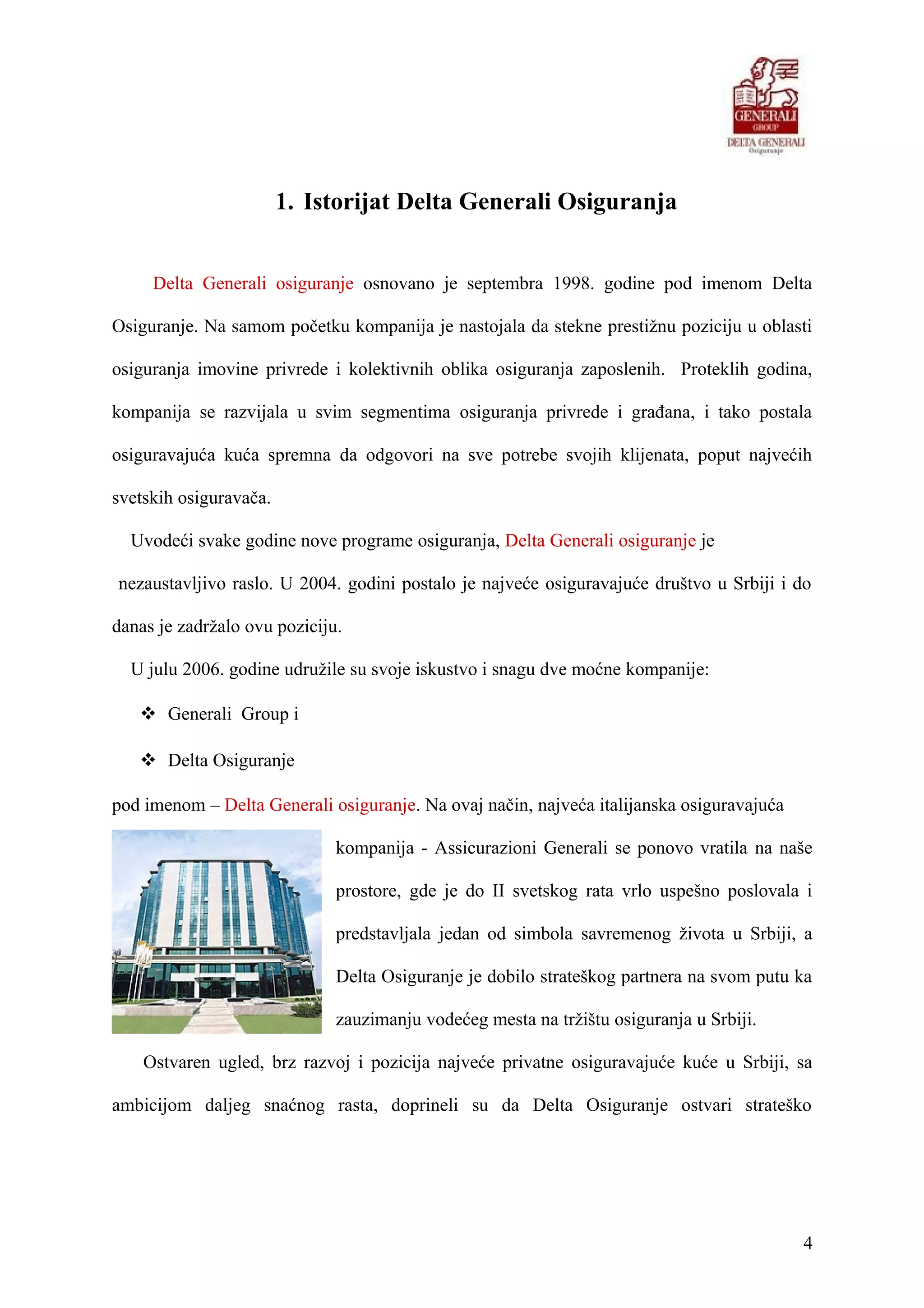 Delta generali osiguranje | DOC