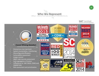 Delta g ric_consulting_presentation_erpscan_2015 | PDF | Management ...