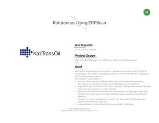 Delta g ric_consulting_presentation_erpscan_2015 | PDF | Management ...