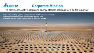Delta Electronics Group Presentation 2020 | PDF