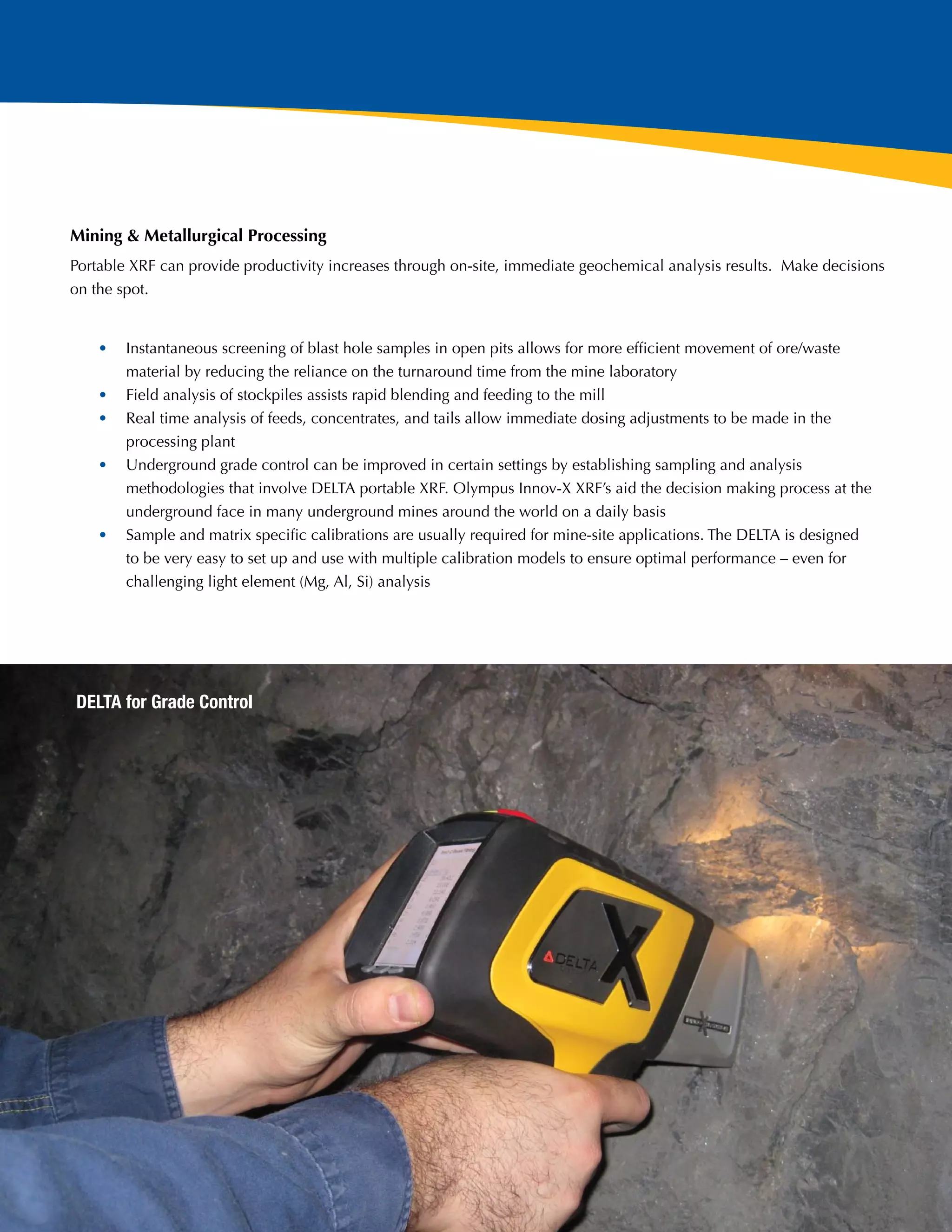 Delta Handheld Xrf Mining In 12 | PDF | Commodities | Economy