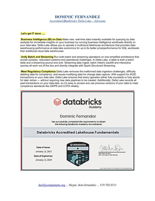 What Is Delta Lake ??? | PDF