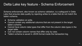Delta lake and the delta architecture | PPTX | Cloud Computing | Internet