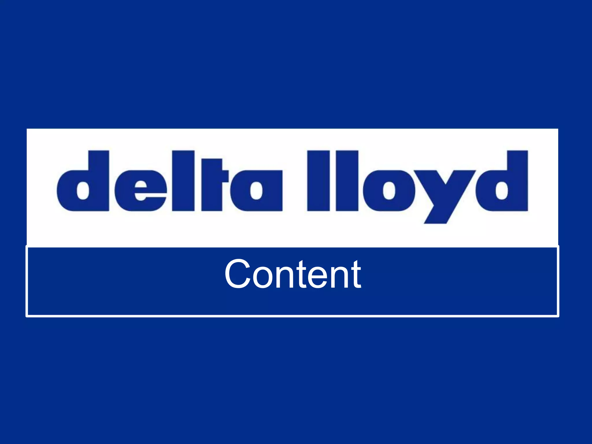 Delta lloyd | PPTX