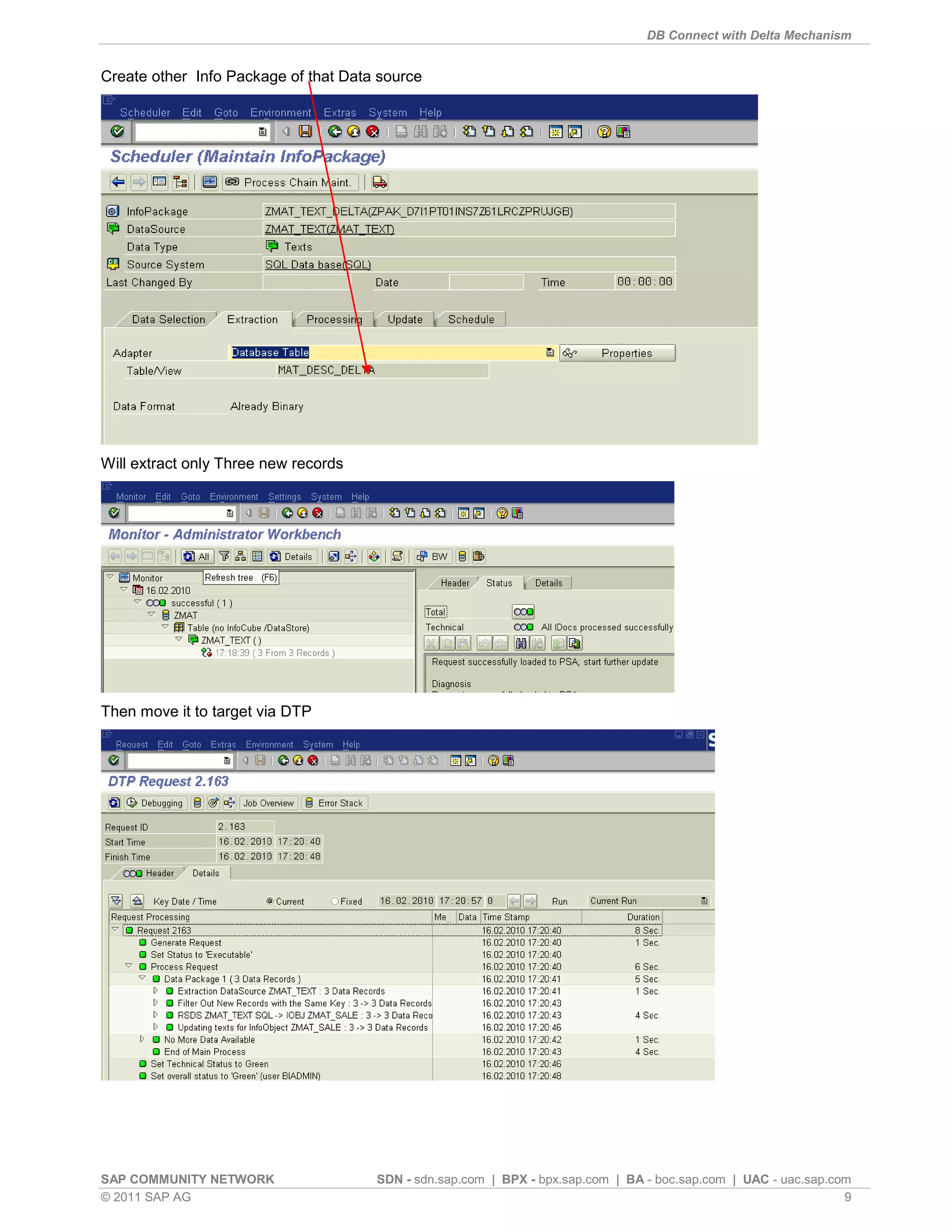 Delta machenism with db connect | PDF