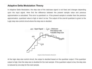 Delta Modulation.pptx | Digital Audio | Computer Software and Applications