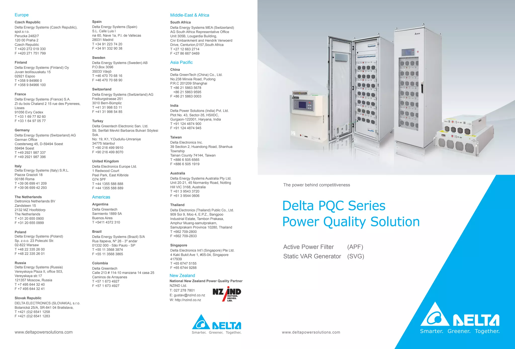 Delta pqc series power quality solution brochure 20161101 | PDF
