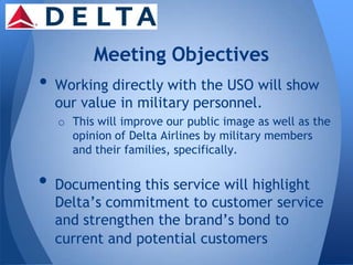Delta: Operation Air Support Presentation | PDF