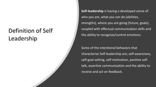 Self Leadership | PPTX