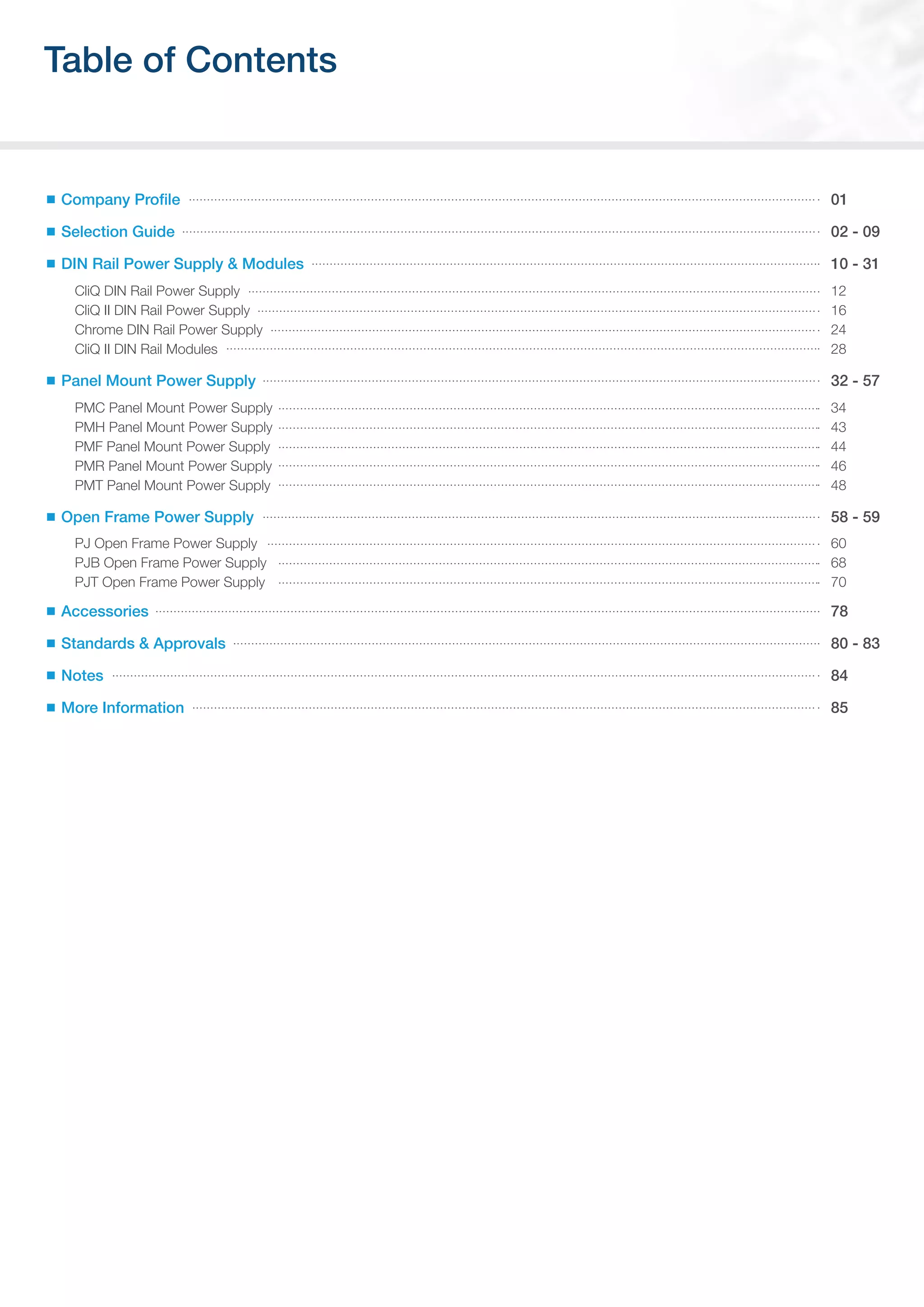 Delta Standard Power Supplies Catalog March-2014 Revision. | PDF