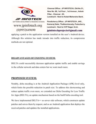 Delta++ reducing the size of android application updates | DOCX