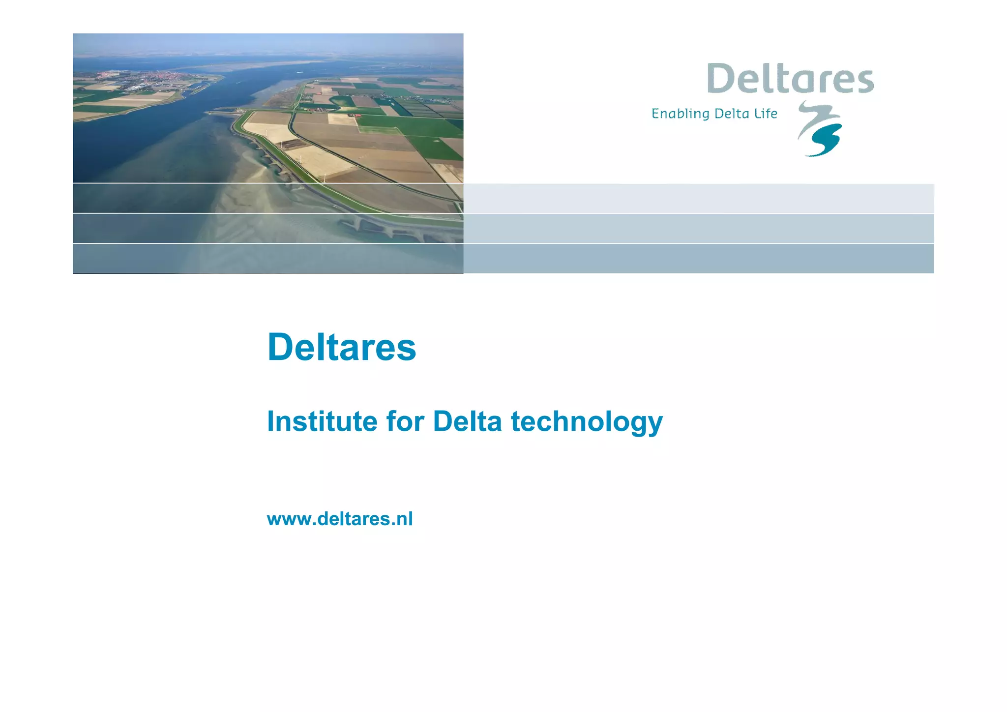 Deltares corporate presentation | PDF