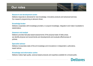 Deltares corporate presentation | PDF