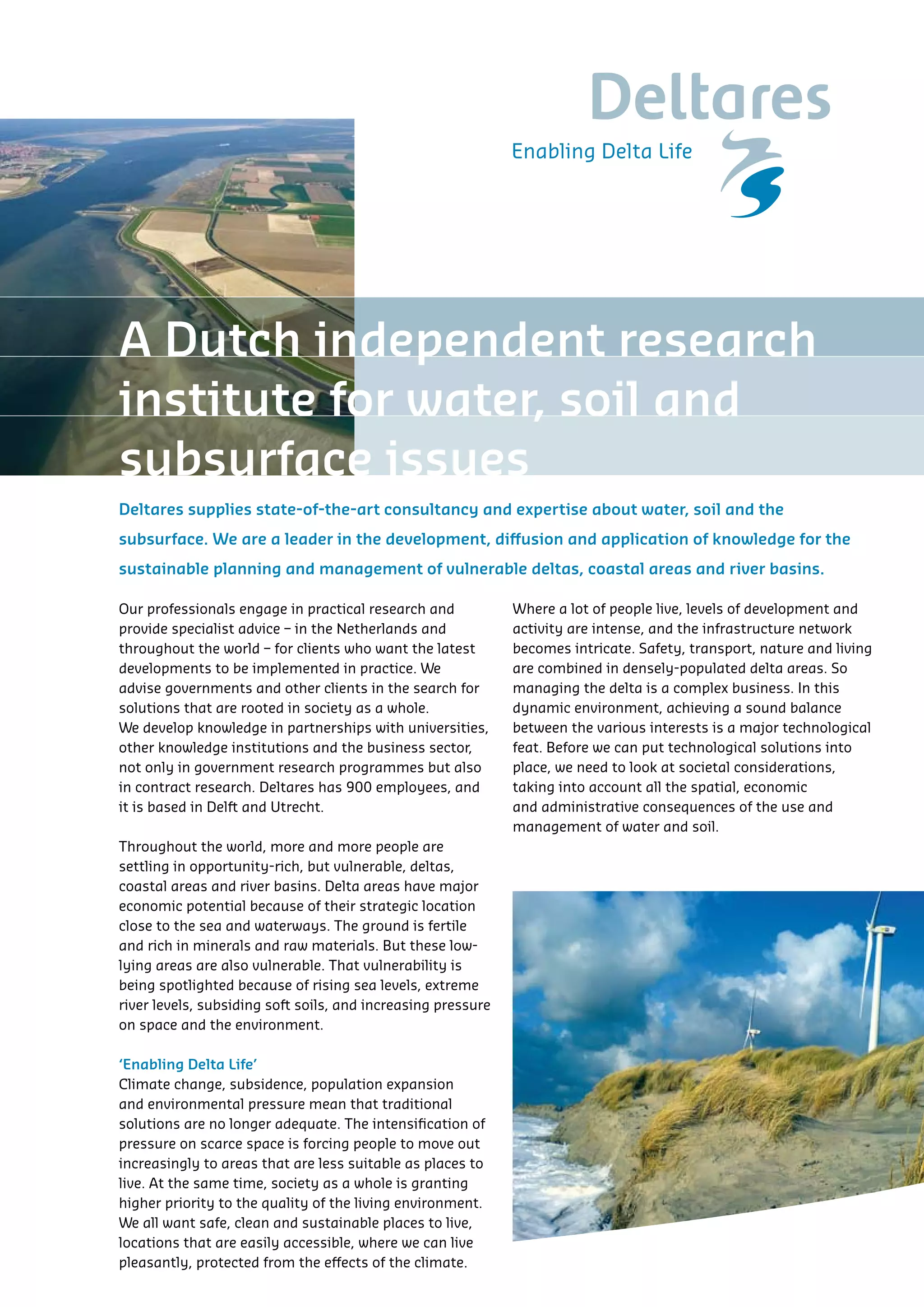 Deltares flyer | PDF