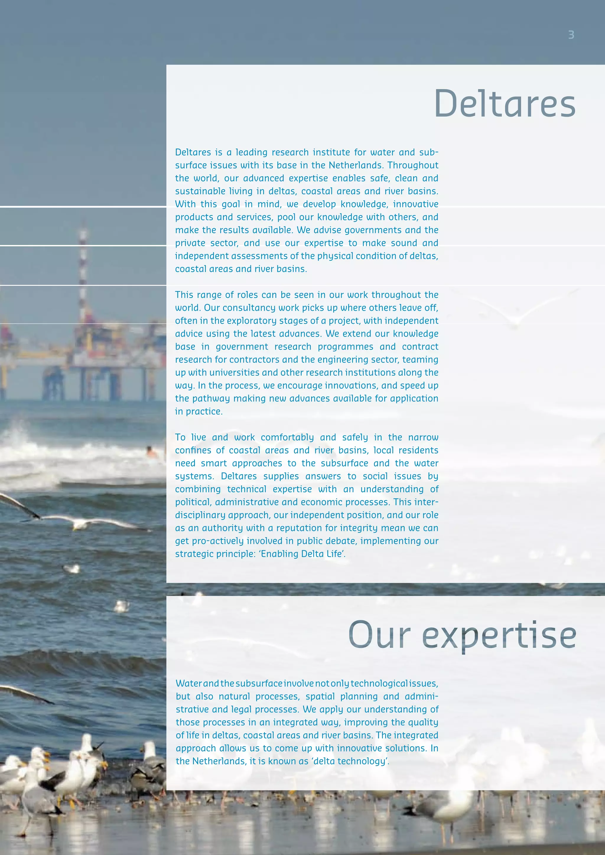 Deltares profile corporate brochure | PDF