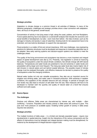 Deltares strategic plan 2008 2012 | PDF | Environment | Science