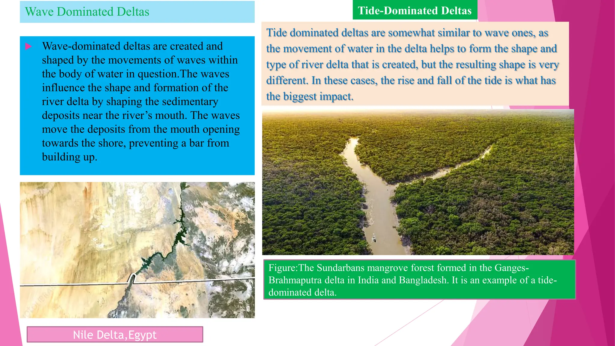 Deltas and Estuary Classification ,Sedimentology and Protection | PPTX