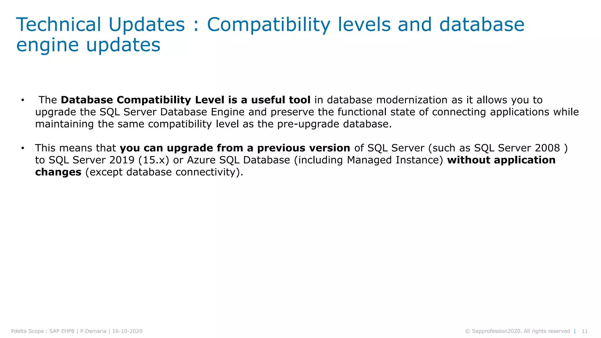 Delta scope sap ehp8 for SAP ERP 6.0 (Technical View) | PDF