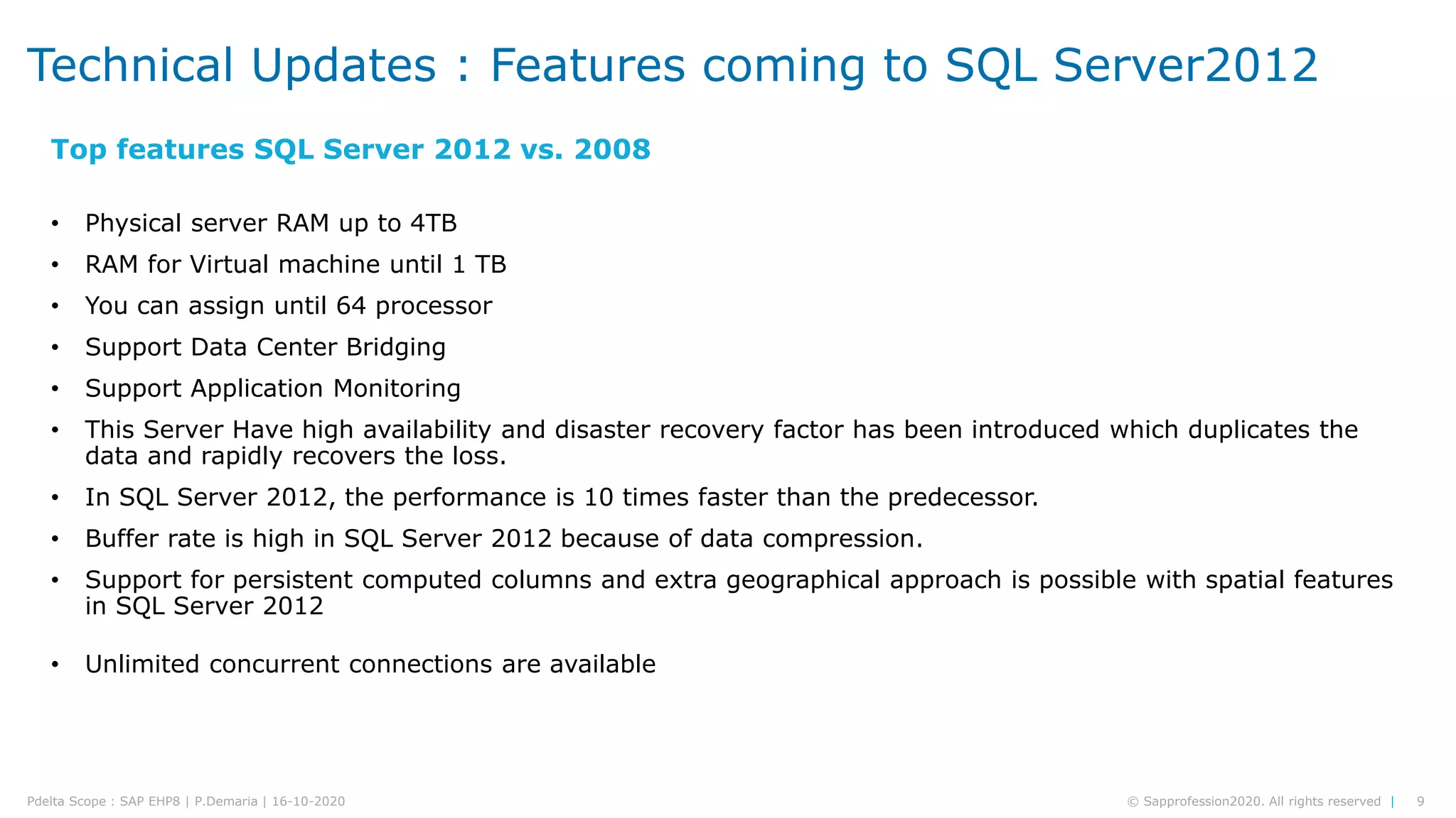 Delta scope sap ehp8 for SAP ERP 6.0 (Technical View) | PDF