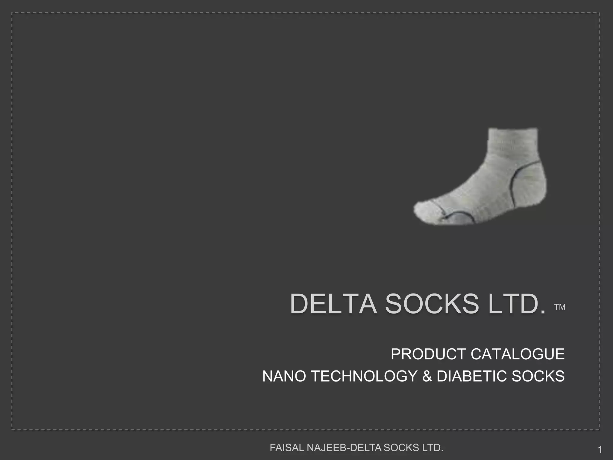 Delta socks tld. nano tech & diabetic socks | PPT