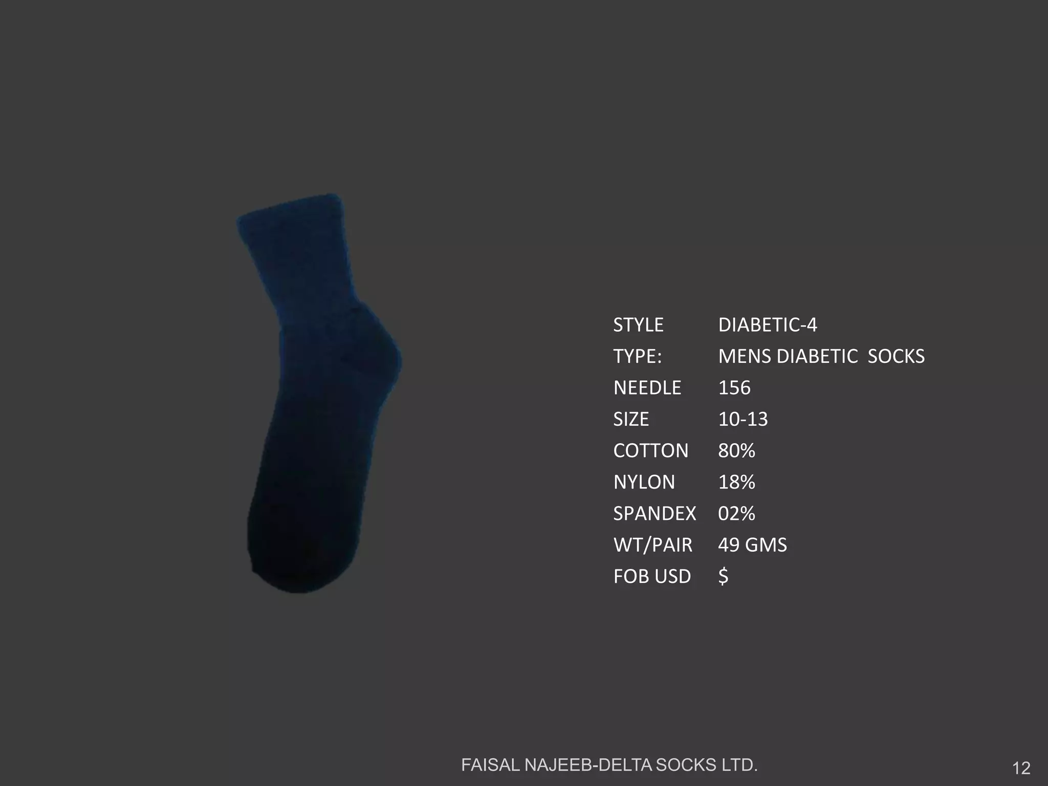 Delta socks tld. nano tech & diabetic socks | PPTX