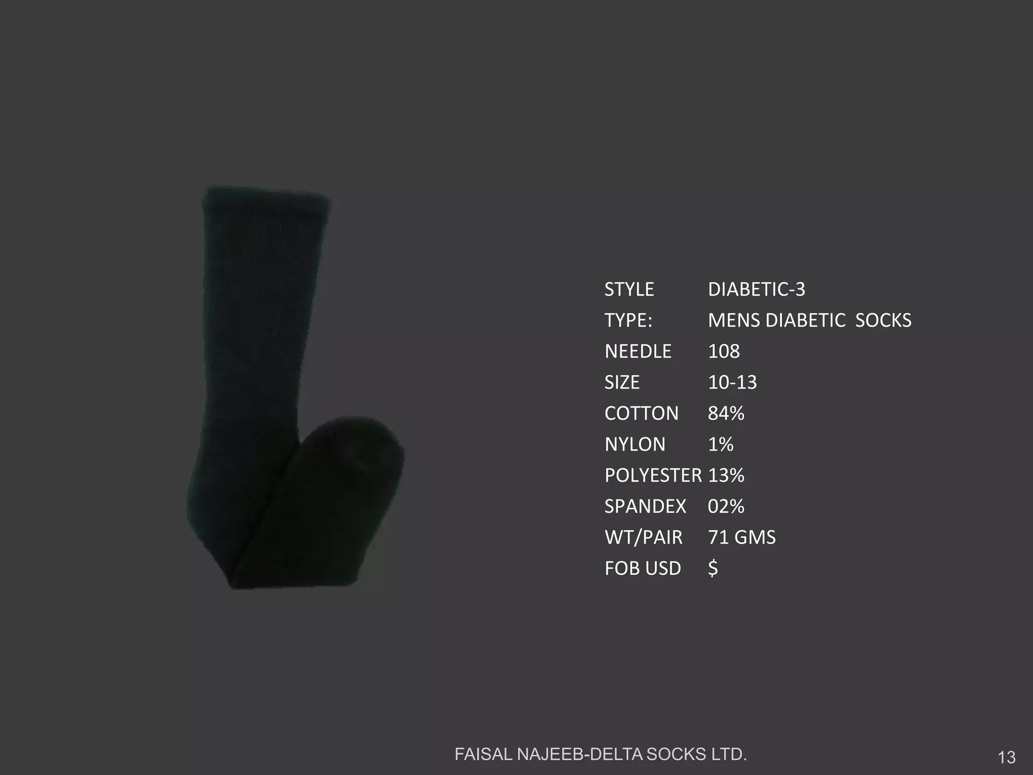 Delta socks tld. nano tech & diabetic socks | PPTX