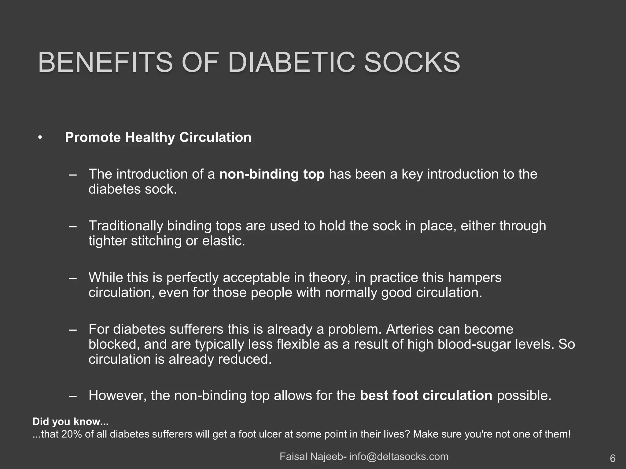 Delta socks tld. nano tech & diabetic socks | PPTX