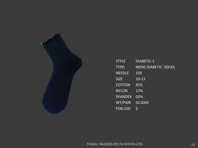 Delta socks tld. nano tech & diabetic socks | PPT