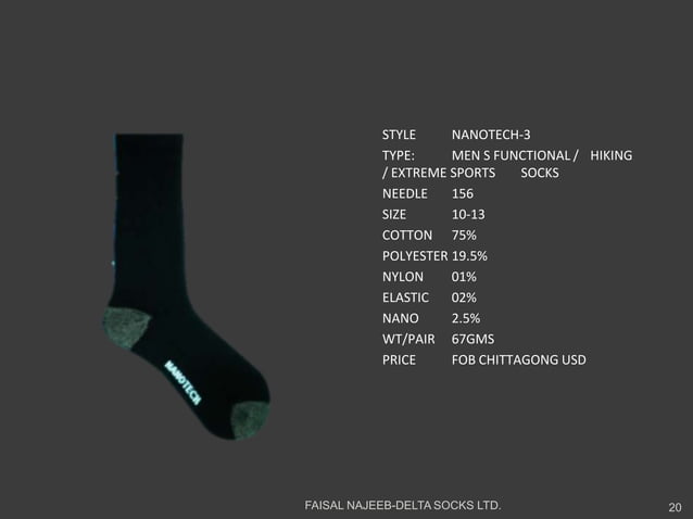 Delta socks tld. nano tech & diabetic socks | PPT