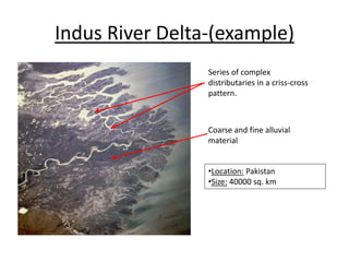 Deltas- types, formation, case studies | PPTX