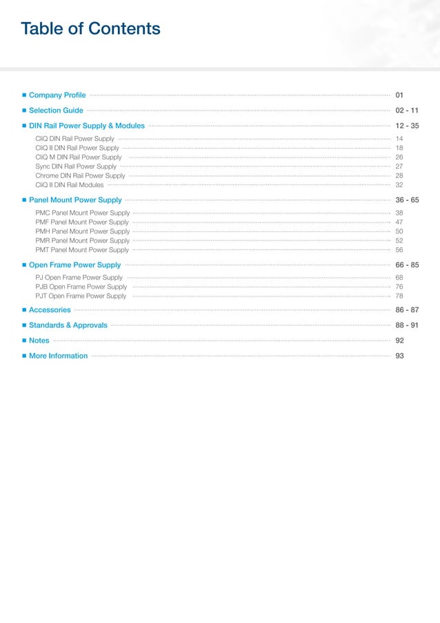 Delta Standard Power Supplies Catalog (August 2014) | PDF