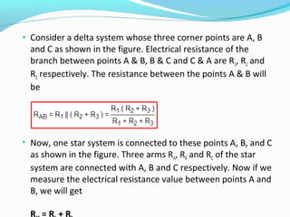 Delta star relationship (1) | PPT