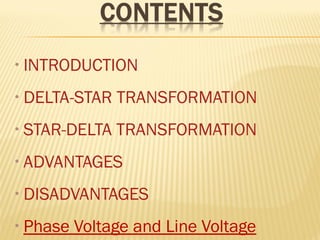 Delta star relationship (1) | PPT