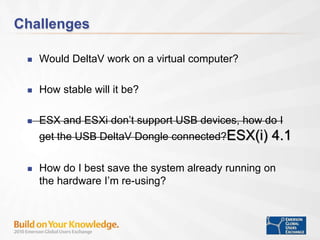 DeltaV Development Systems in a Virtualized Environment | PPT