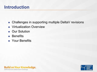 DeltaV Development Systems in a Virtualized Environment | PPT