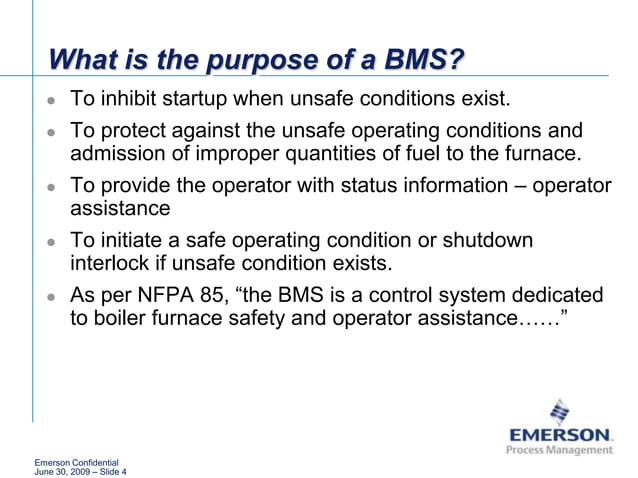 A straightforward approach using DeltaV SIS for typical BMS systems | PPTX