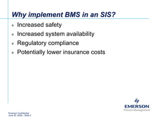 A straightforward approach using DeltaV SIS for typical BMS systems | PPTX