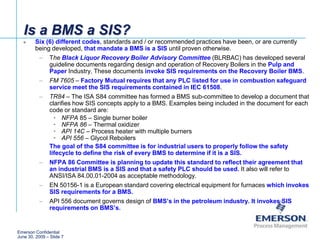 A straightforward approach using DeltaV SIS for typical BMS systems | PPTX