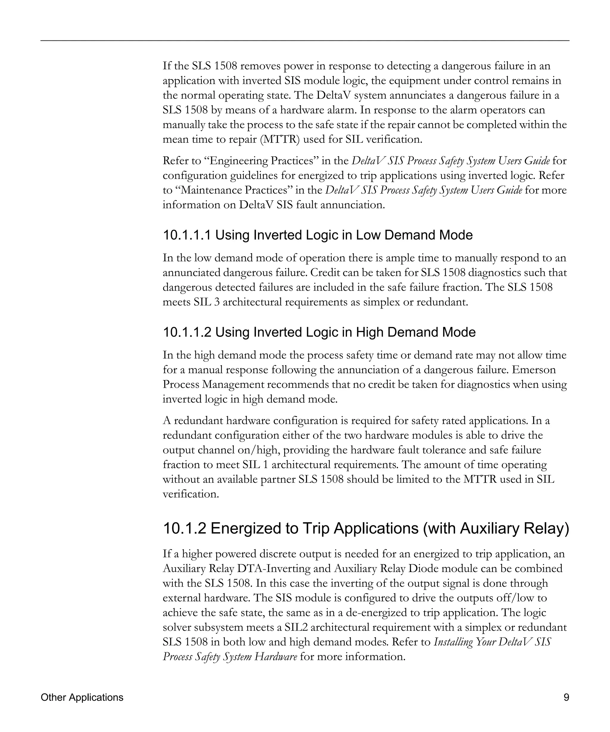 Delta v sis safety manual, may 2011 | PDF