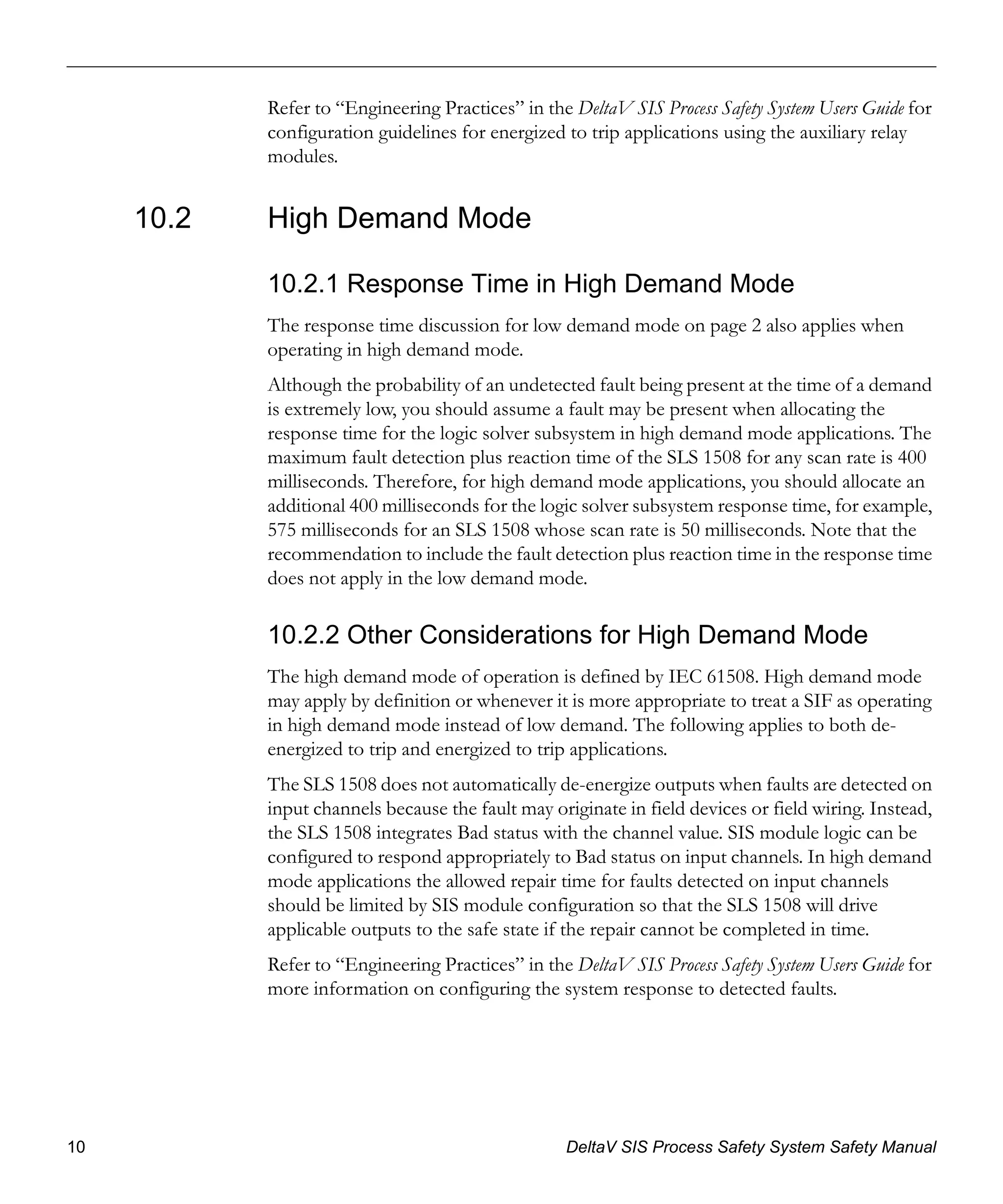 Delta v sis safety manual, may 2011 | PDF