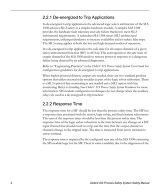 Delta v sis safety manual, may 2011 | PDF