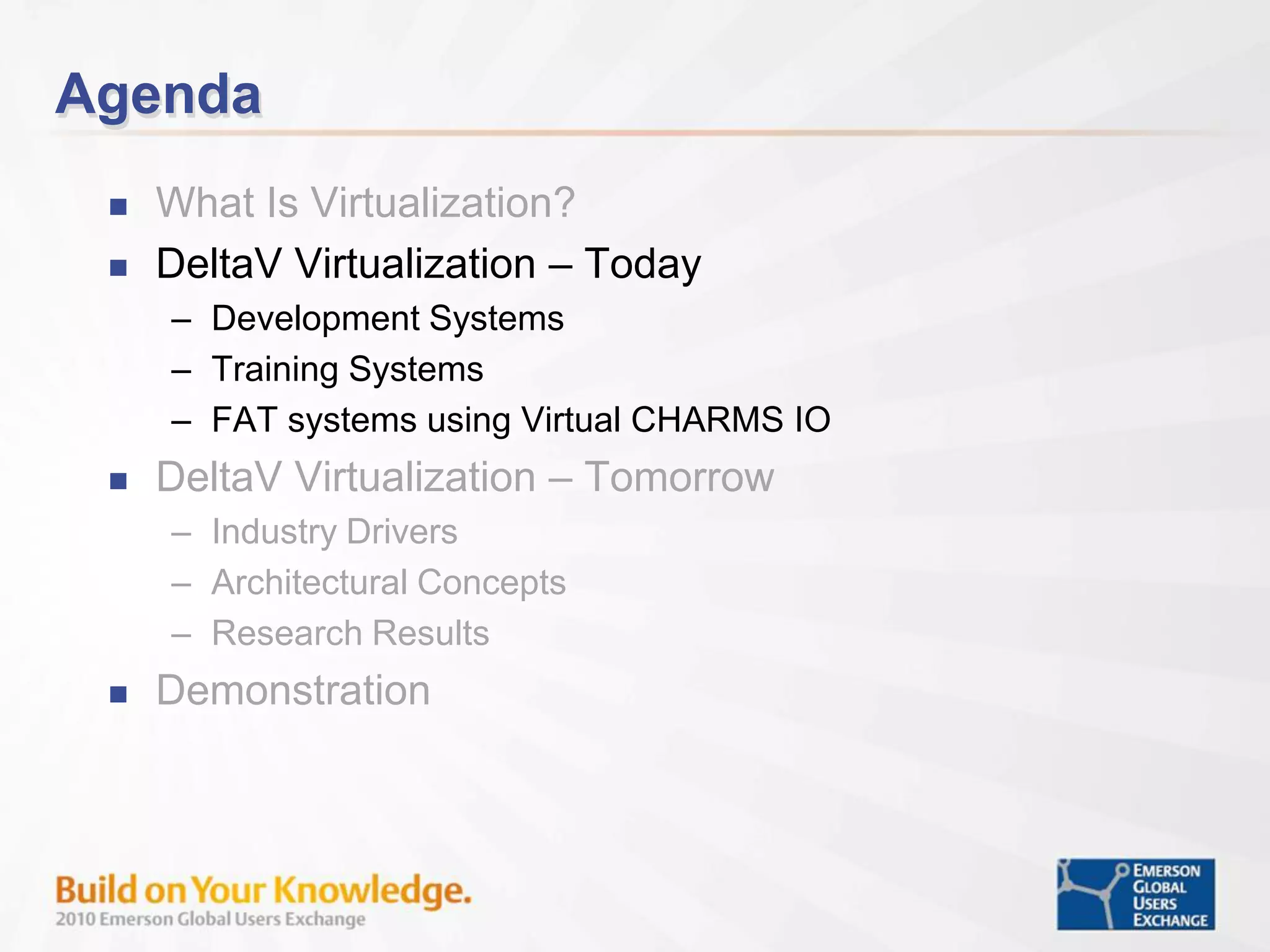 DeltaV Virtualization | PDF