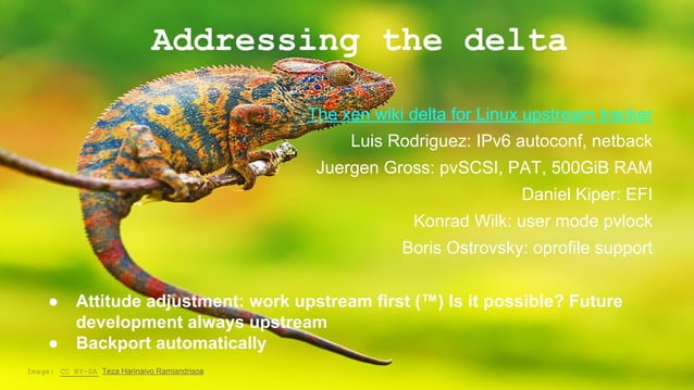 XPDS14: Removing the Xen Linux Upstream Delta of Various Linux Distros - Luis R. Rodriguez, SUSE ...