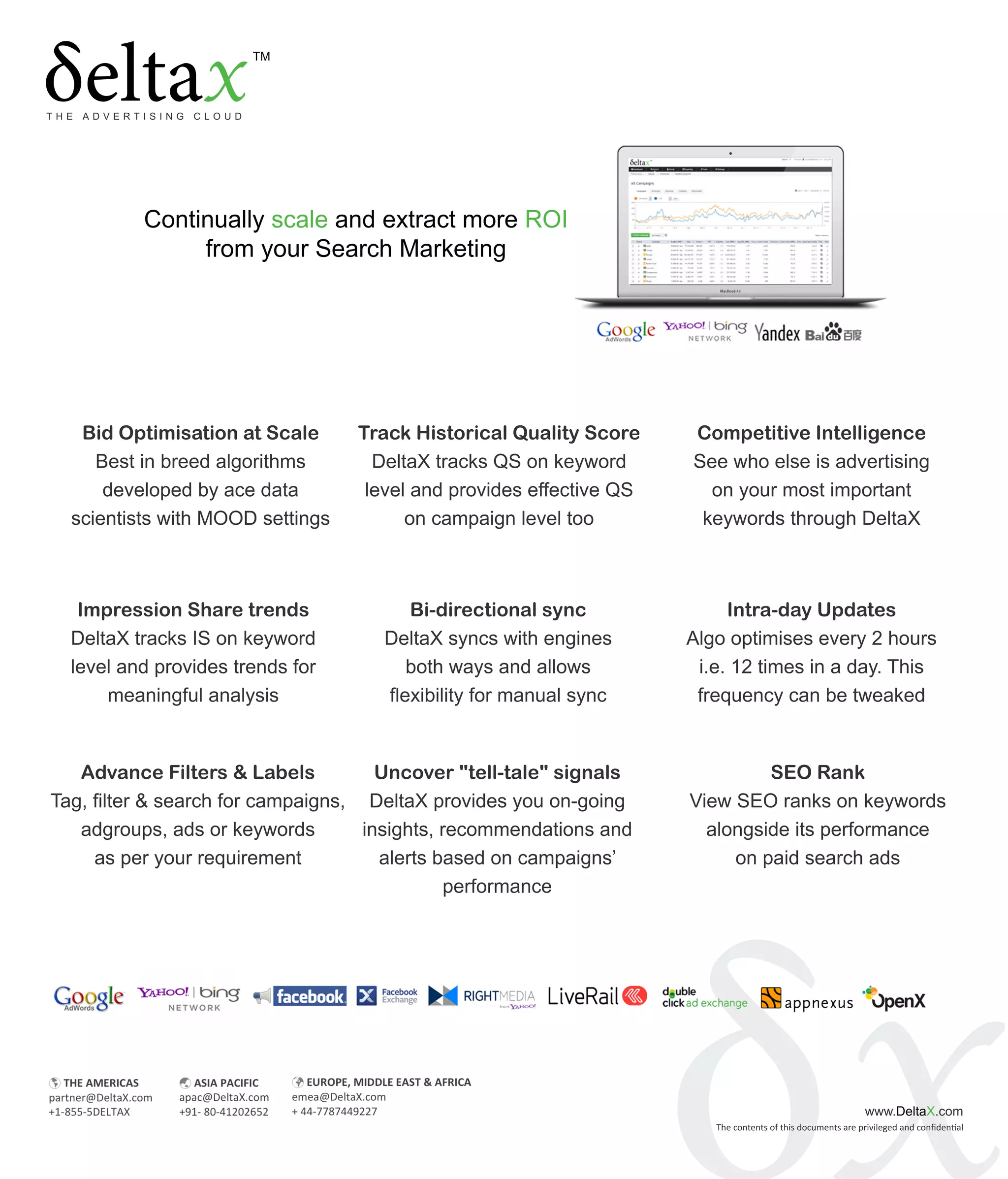 DeltaX Search Media Buying Platform | PDF