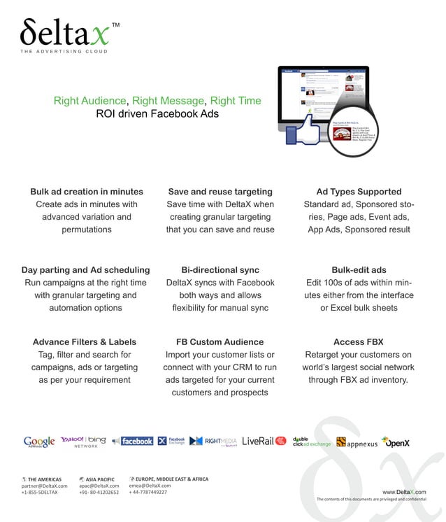 DeltaX Social Facebook Ads Buying Platform | PDF