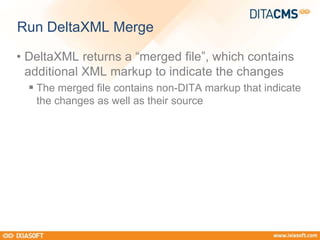 DITA branch and merge: a dream or a nightmare? | PPTX