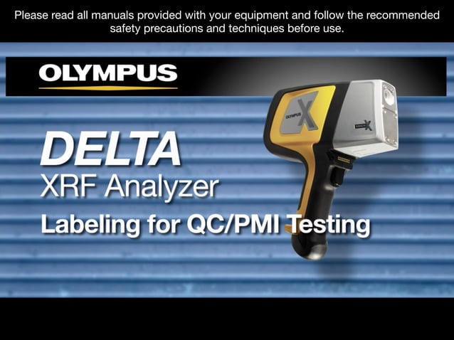 DELTA XRF Analyzer Labeling Feature | PDF | Computer Peripherals | Computing
