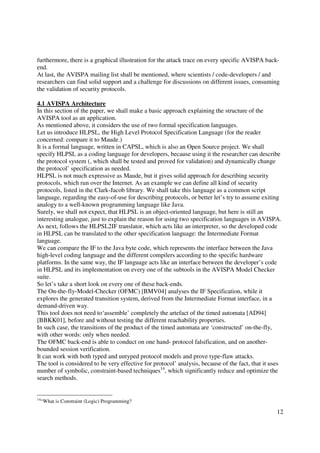 Automated Validation of Internet Security Protocols and Applications (AVISPA) | PDF