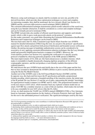 Automated Validation of Internet Security Protocols and Applications (AVISPA) | PDF